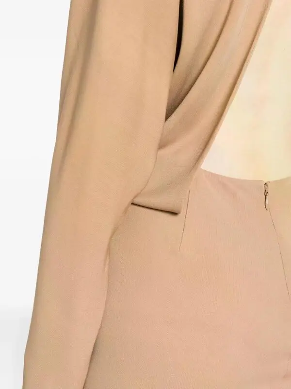 Khaite The Trina Open-back Midi Dress