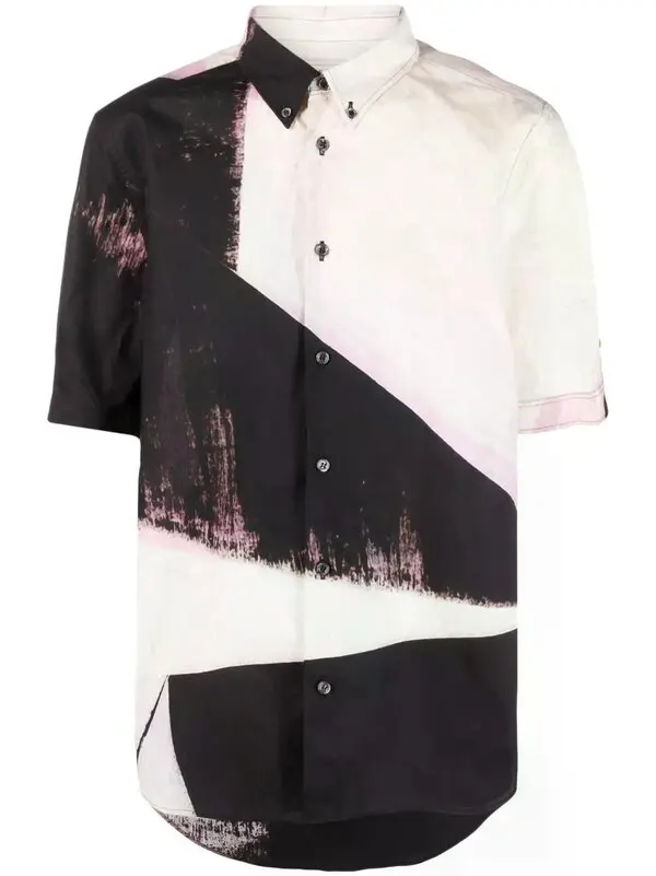 Alexander McQueen Brushstroke Cotton Shirt
