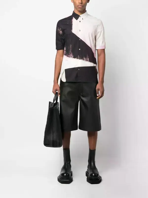 Alexander McQueen Brushstroke Cotton Shirt