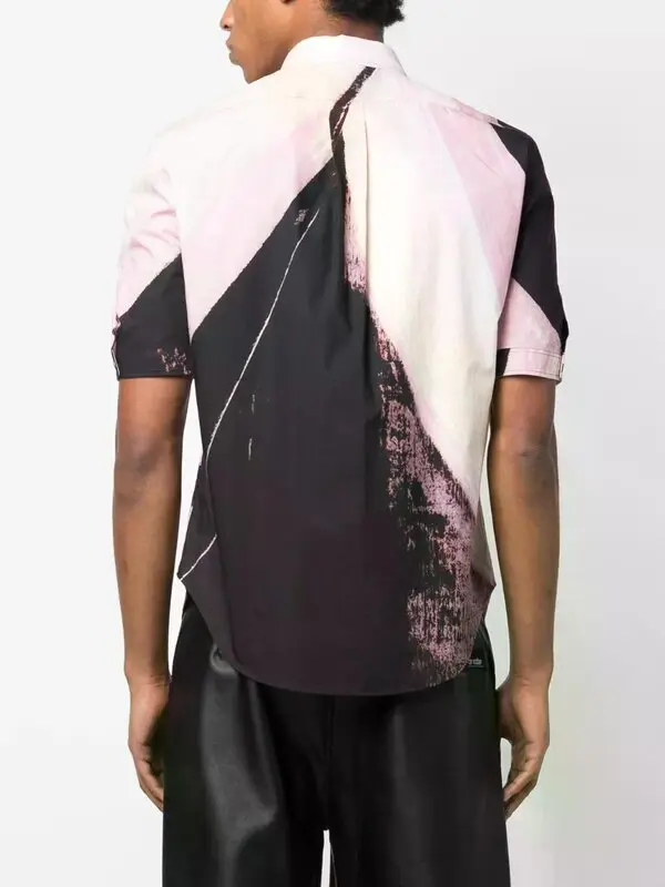 Alexander McQueen Brushstroke Cotton Shirt