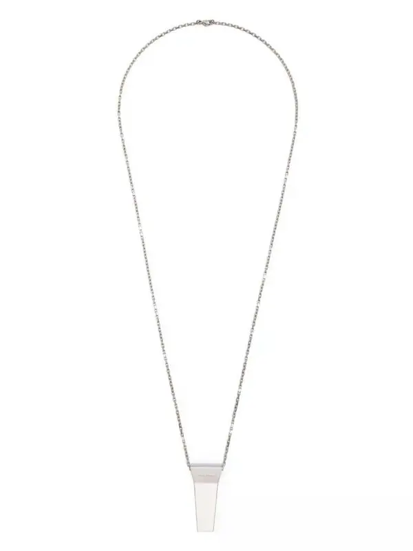 Rick Owens Logo-engraved Chain Necklace