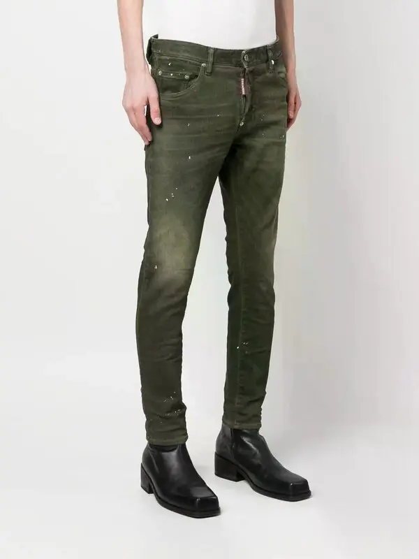 Dsquared2 Paint Splatter Skinny Jeans
