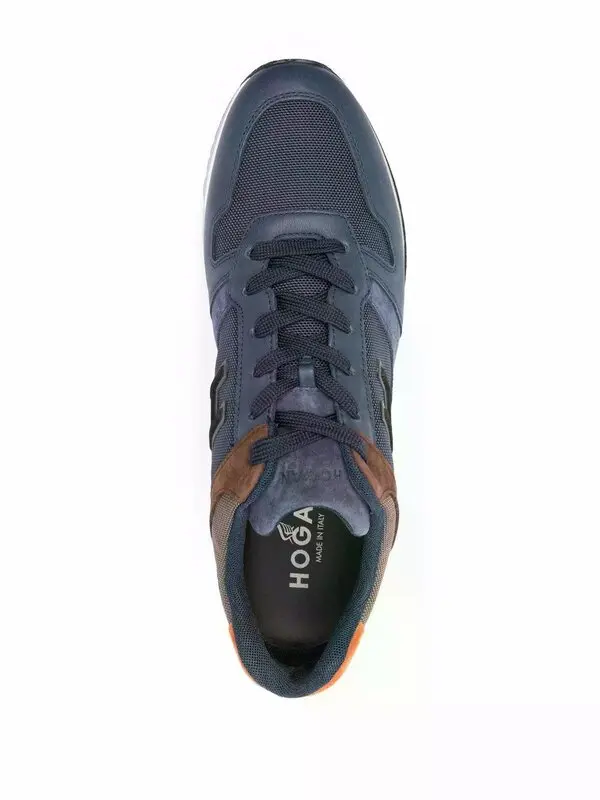 Hogan Panelled Leather Sneakers