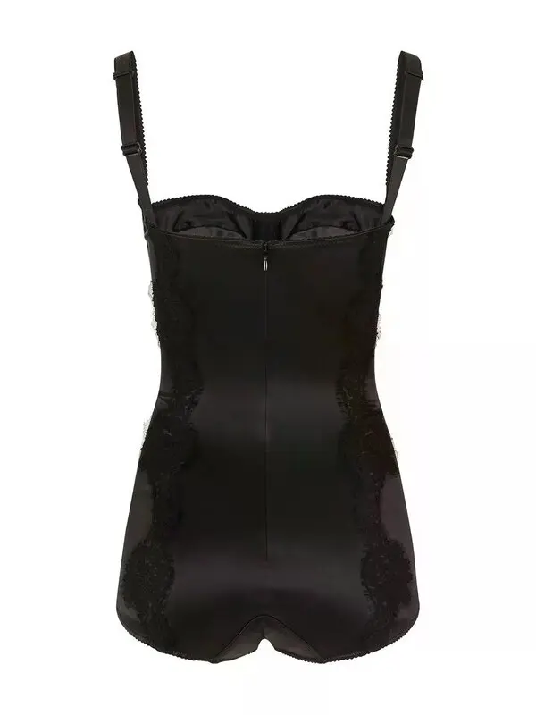Dolce & Gabbana Lace-detail Balconette Bodysuit