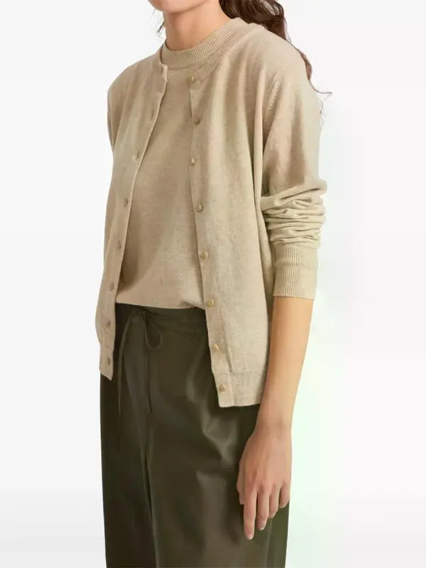 YVES SALOMON Fine-ribbed Cardigan
