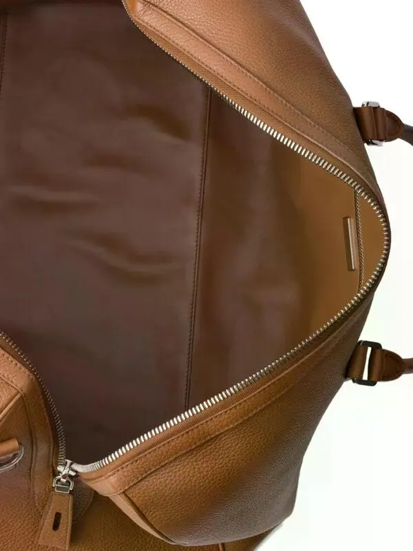 Prada Textured Leather Duffle Bag
