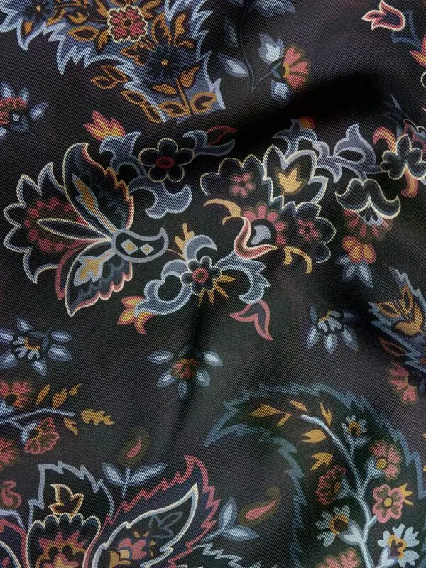 Etro Paisley-print Silk Cape
