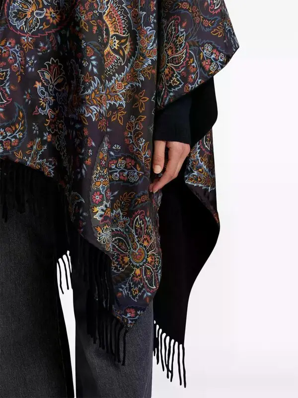 Etro Paisley-print Silk Cape