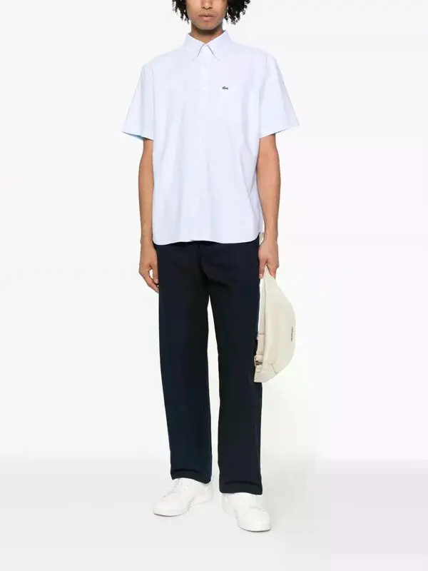 Lacoste Logo-patch Cotton Shirt