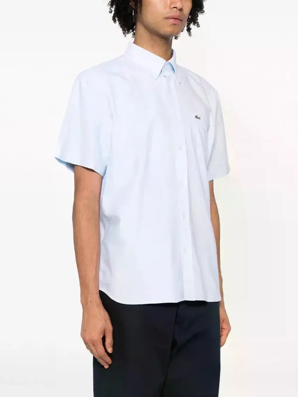 Lacoste Logo-patch Cotton Shirt
