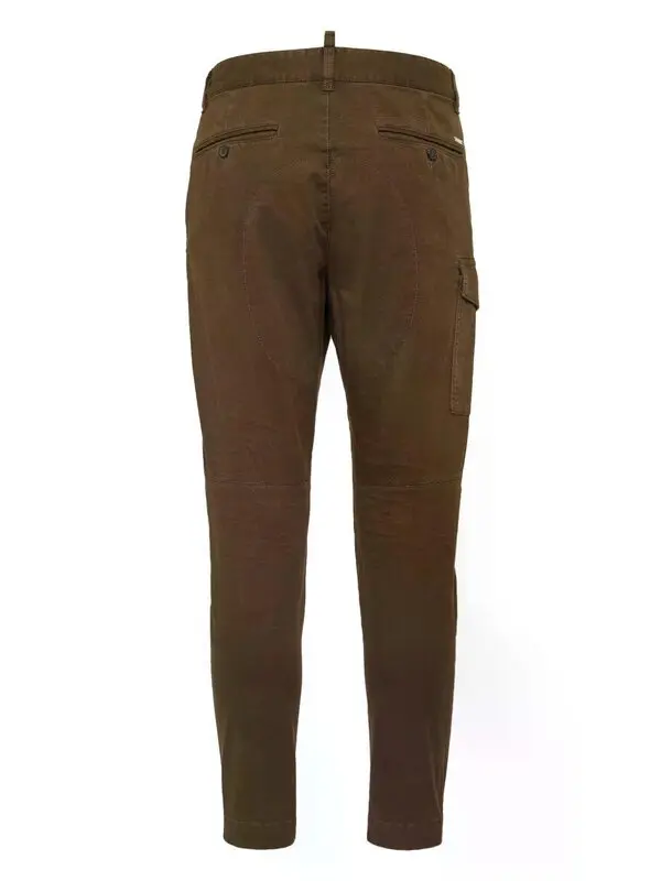 Dsquared2 Tapered Cargo Trousers - Brown