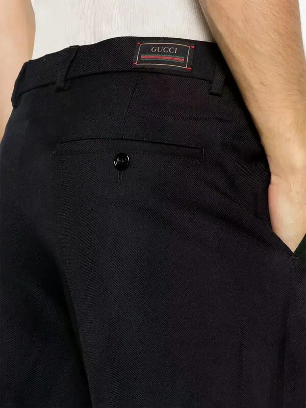 Gucci Mid-rise Tailored Twill Trousers
