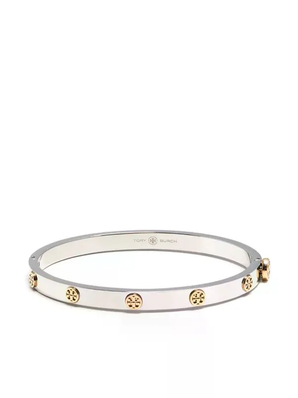 Tory Burch Icon Hinge Bracelet - Silver