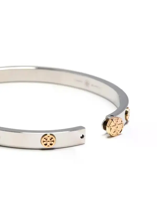 Tory Burch Icon Hinge Bracelet - Silver