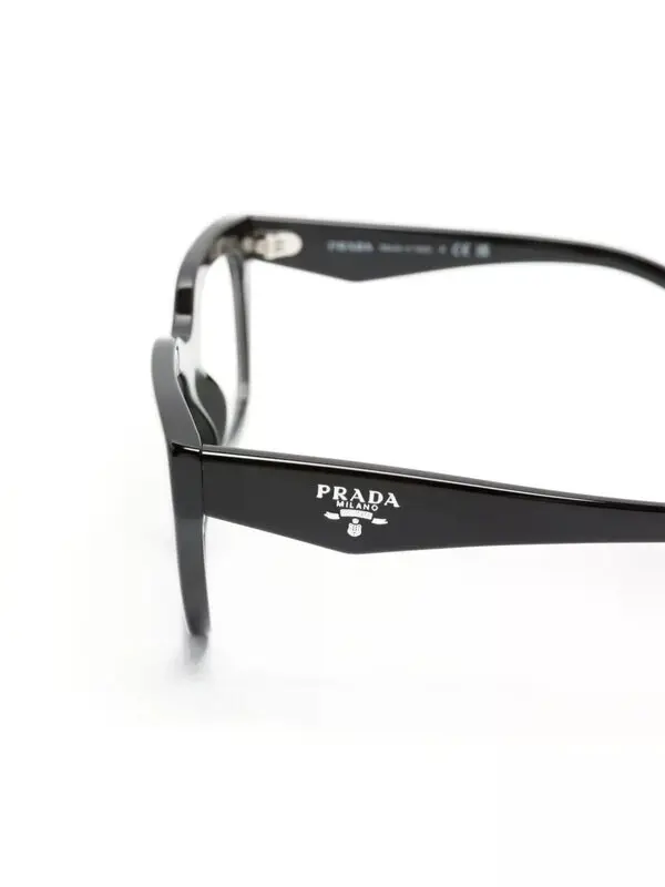 Prada Logo-print Square-frame Glasses
