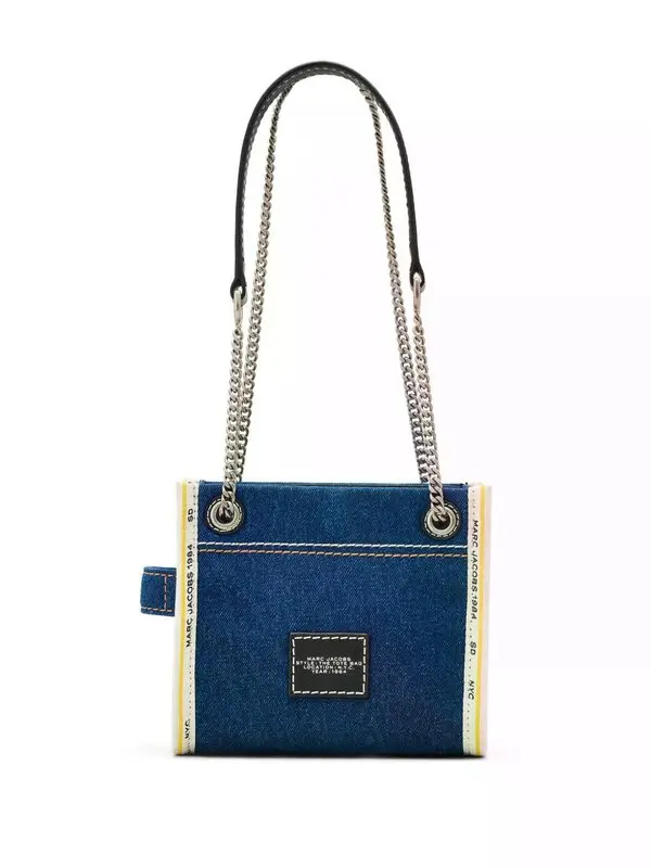 Marc Jacobs The Denim Chain Crossbody Tote Bag - Blue