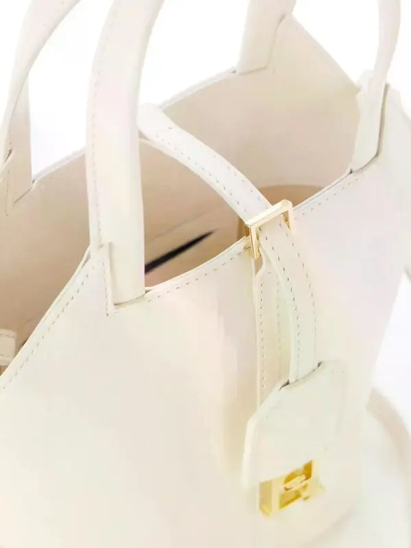 Elisabetta Franchi Small Tote Bag - Neutrals