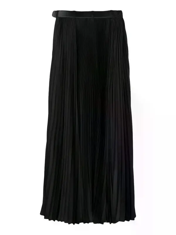 PETER DO Pleated Overlayer Belted Skirt
