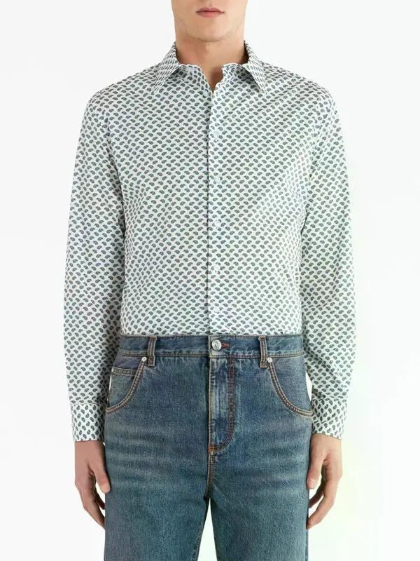 Etro Paisley-print Cotton Shirt