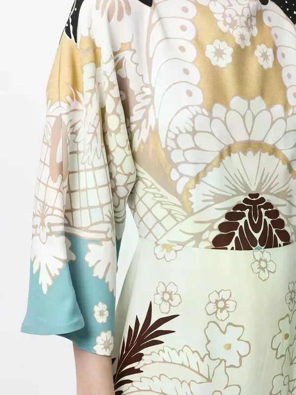 Valentino Garavani Cady Printed Dress