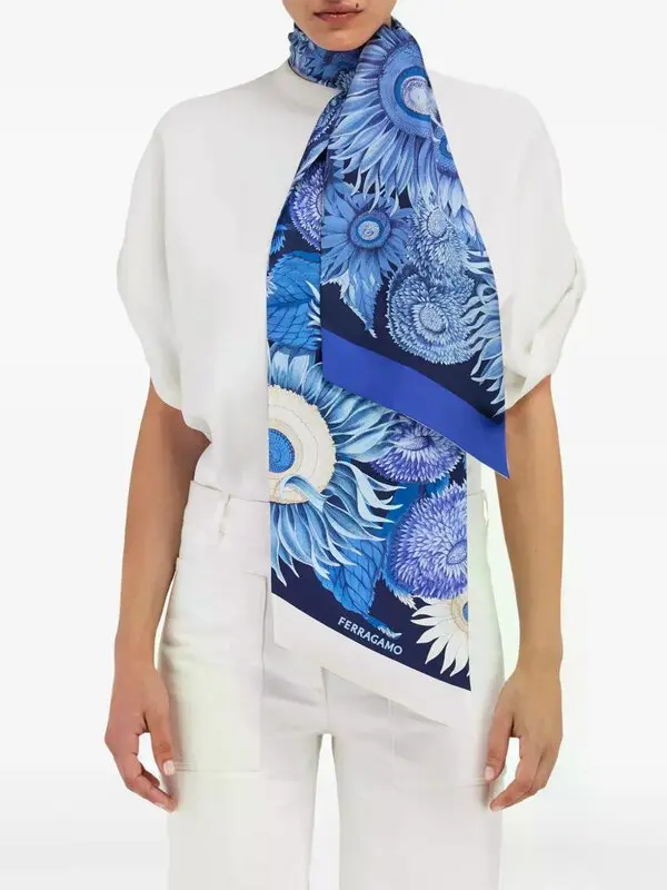FERRAGAMO Sunflower Print Bandeau