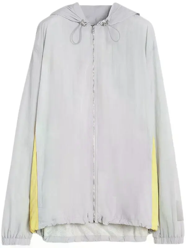 LANVIN Two-tone Zip-up Hoodie