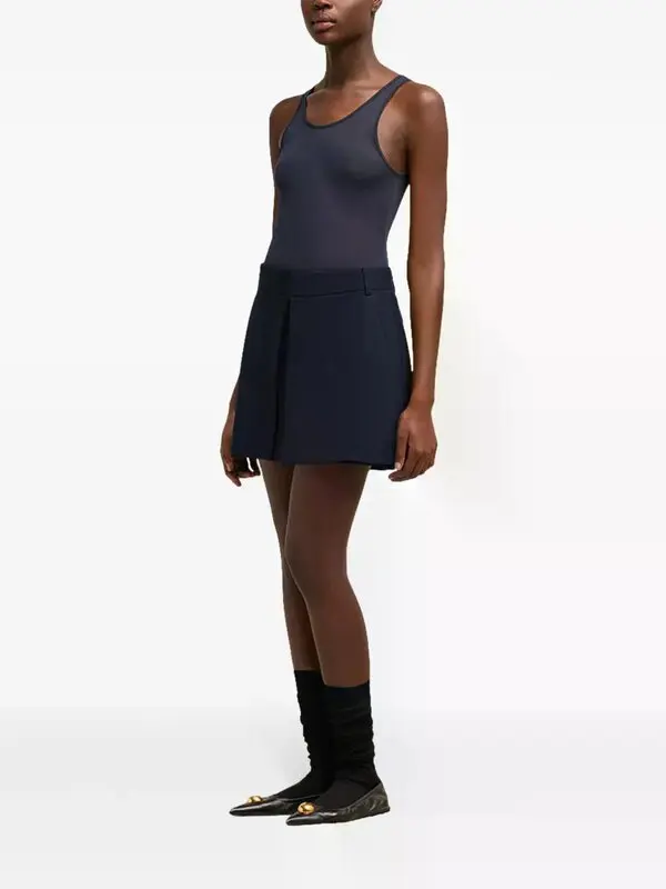AMI Paris Panelled Mini Skirt