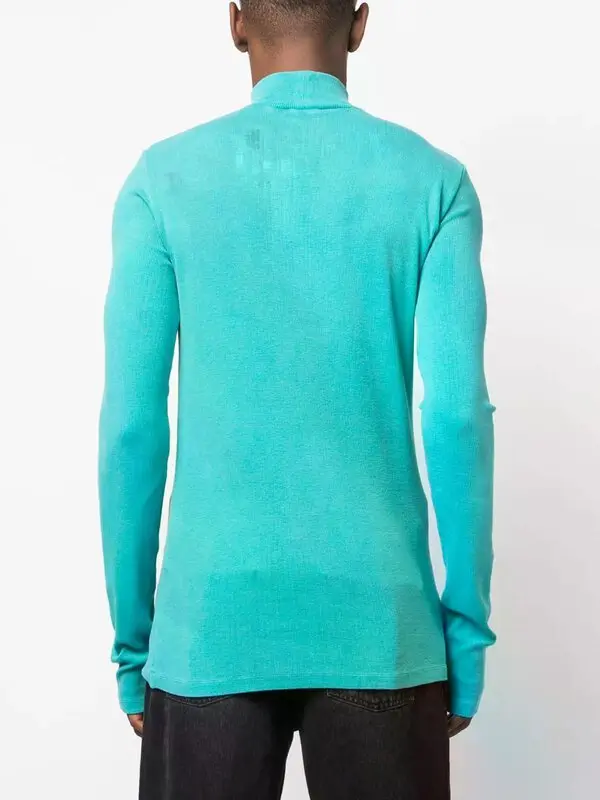 Martine Rose Logo-print High-neck Jumper