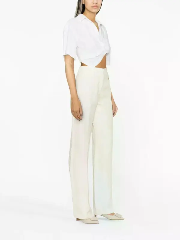 Jacquemus Ficelle Linen-blend Trousers