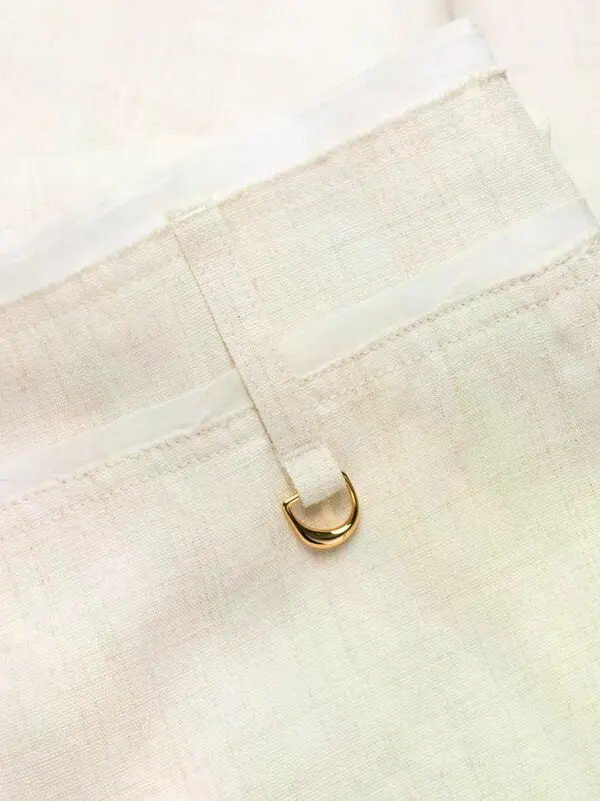 Jacquemus Ficelle Linen-blend Trousers