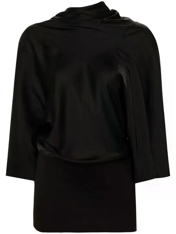 Rick Owens Cylinder Satin Blouse