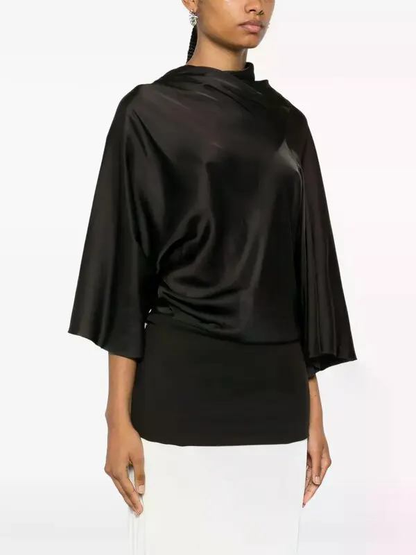 Rick Owens Cylinder Satin Blouse