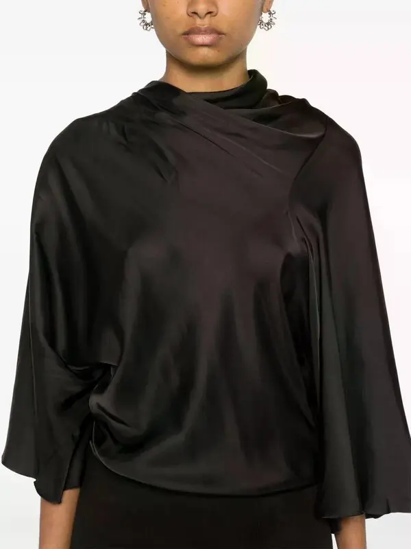 Rick Owens Cylinder Satin Blouse
