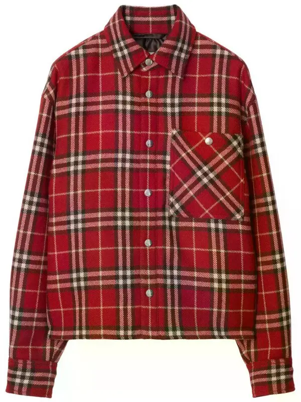 Burberry Check Wool Shirt