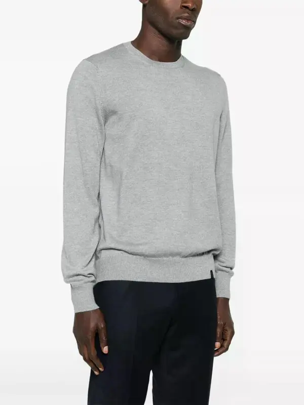 FAY Virgin Wool Sweater - Grey