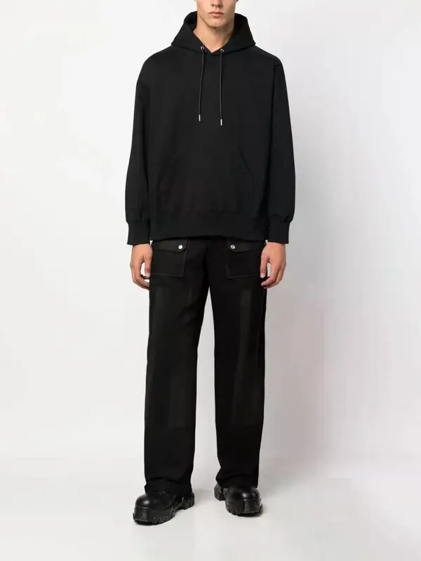 Sacai Cotton Drawstring Hoodie