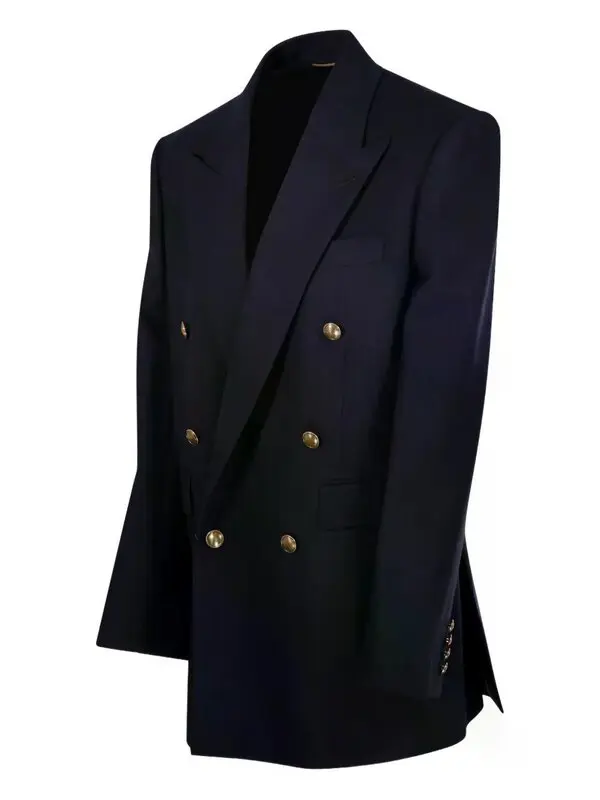 Saint Laurent Double-breasted Wool Blazer