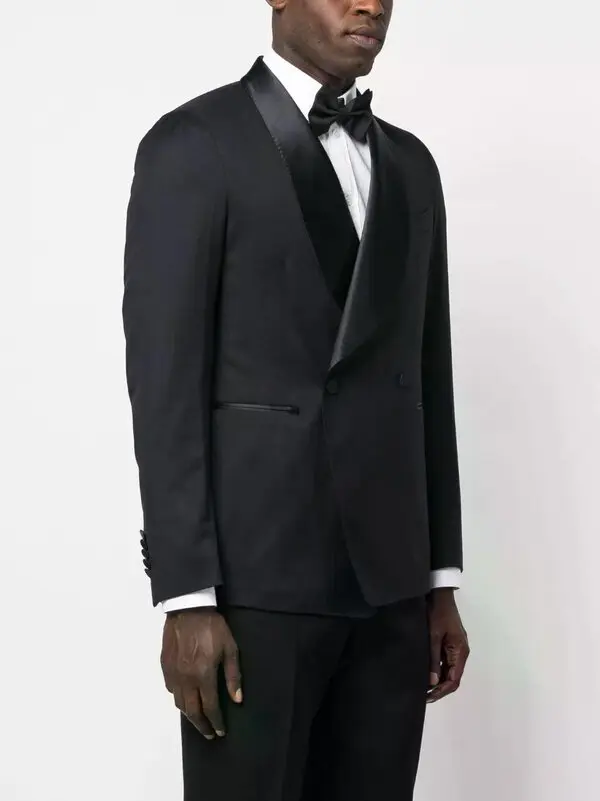 Tagliatore Virgin-wool Double-breasted Blazer