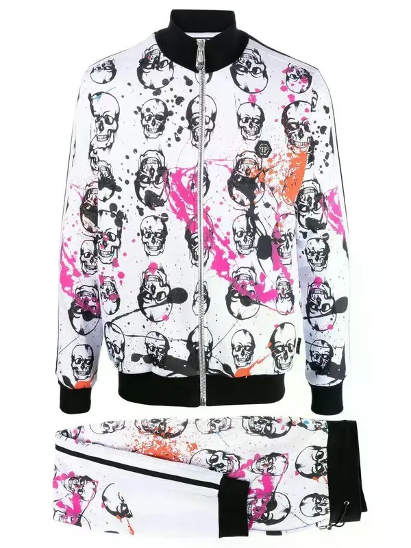 Philipp Plein Skull-print Tracksuit Set