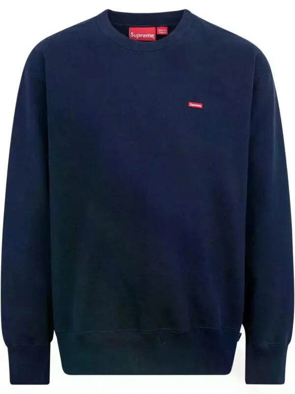 Supreme Small Box Logo Crewneck Sweatshirt - Blue