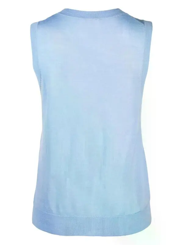 P.a.r.o.s.h Crew-neck Fine-knit Tank Top