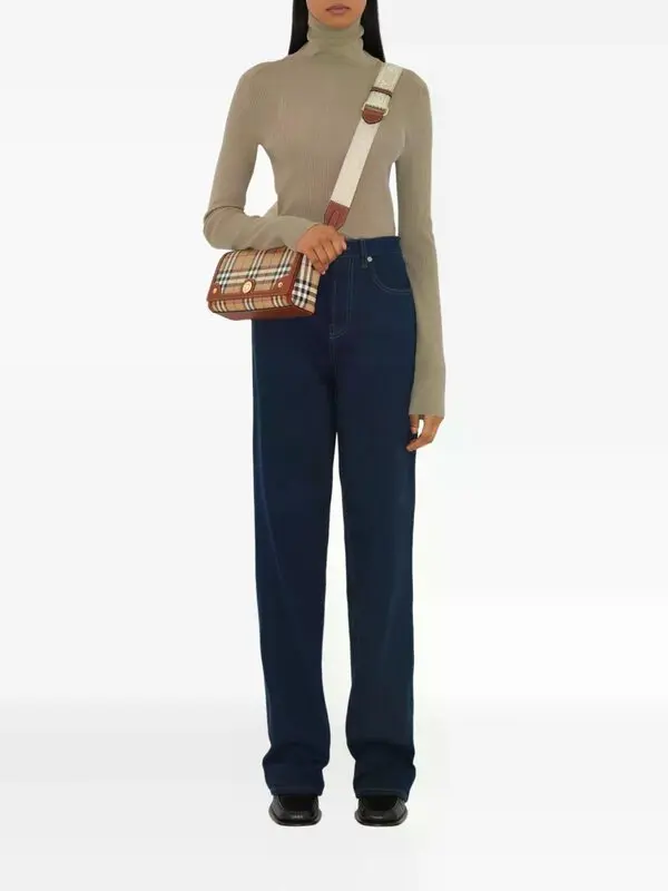 Burberry Note Tote Bag - Brown