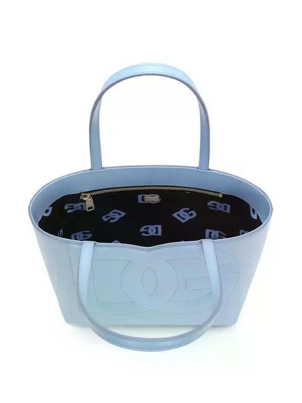 Dolce & Gabbana Dg Logo Leather Tote Bag