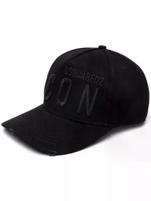 Dsquared2 Embroidered Logo Cap - Black