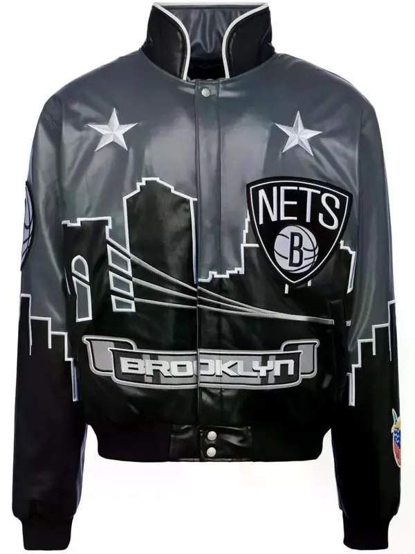 JEFF HAMILTON Brooklyn Nets Skyline Jacket