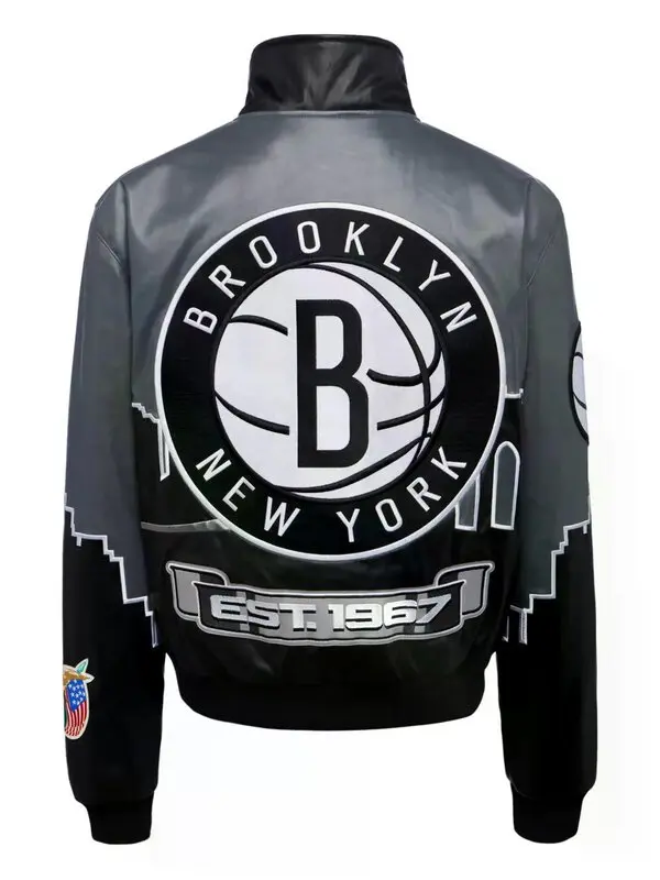 JEFF HAMILTON Brooklyn Nets Skyline Jacket