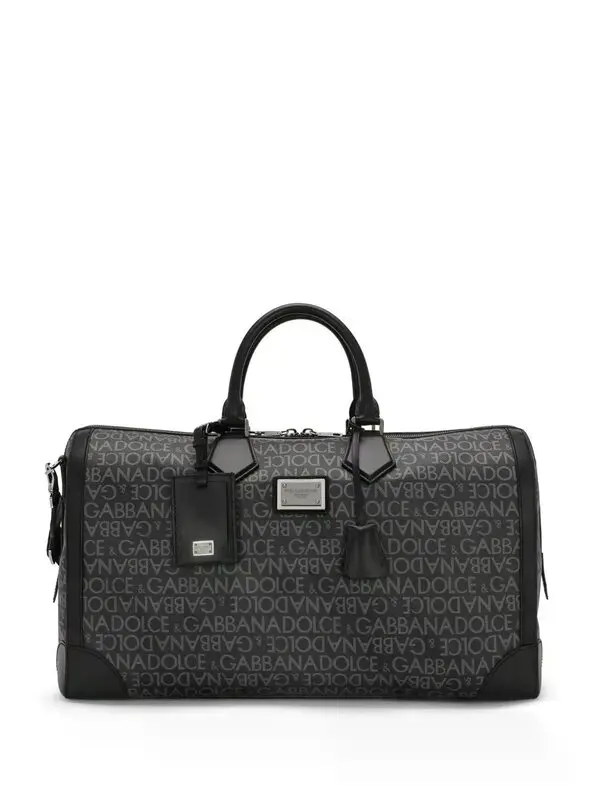 Dolce & Gabbana Logo-jacquard Holdall - Black