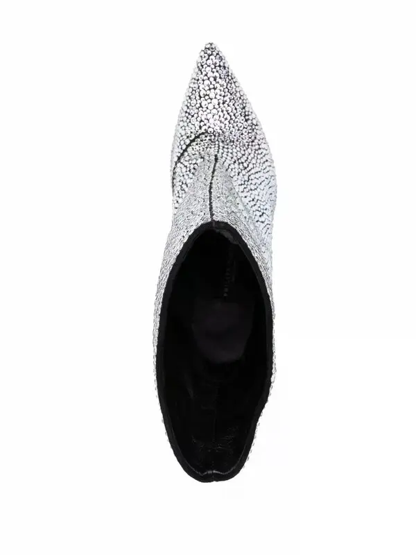 Philipp Plein Crystal-embellished Ankle Boots