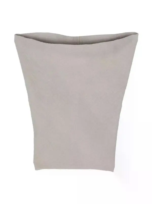 Rick Owens Fine-knit Virgin Wool Cowl Scarf - Grey