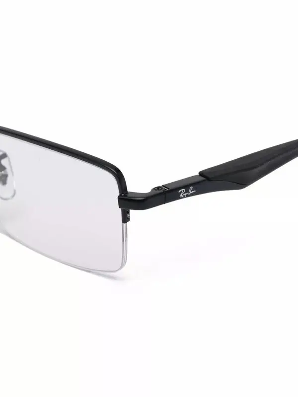 Ray-ban Matte-effect Rectangle-frame Glasses
